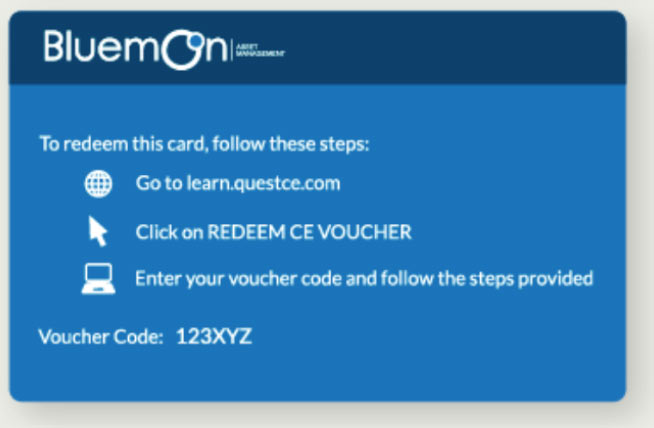 CE Voucher Cards | Have The Competitive Edge | Quest CE