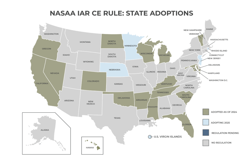 Which States Have Adopted the IAR CE Requirement? - Quest CE
