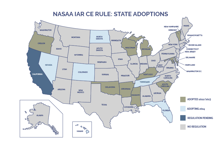 Which States Have Adopted the IAR CE Requirement? - Quest CE
