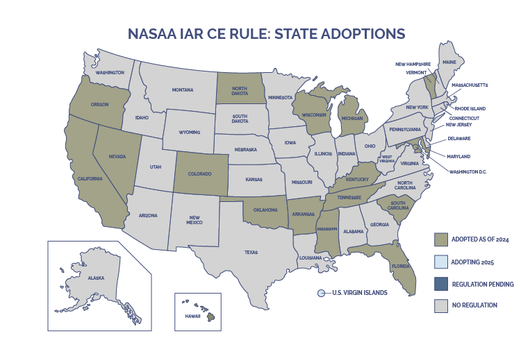 Which States Have Adopted the IAR CE Requirement? - Quest CE